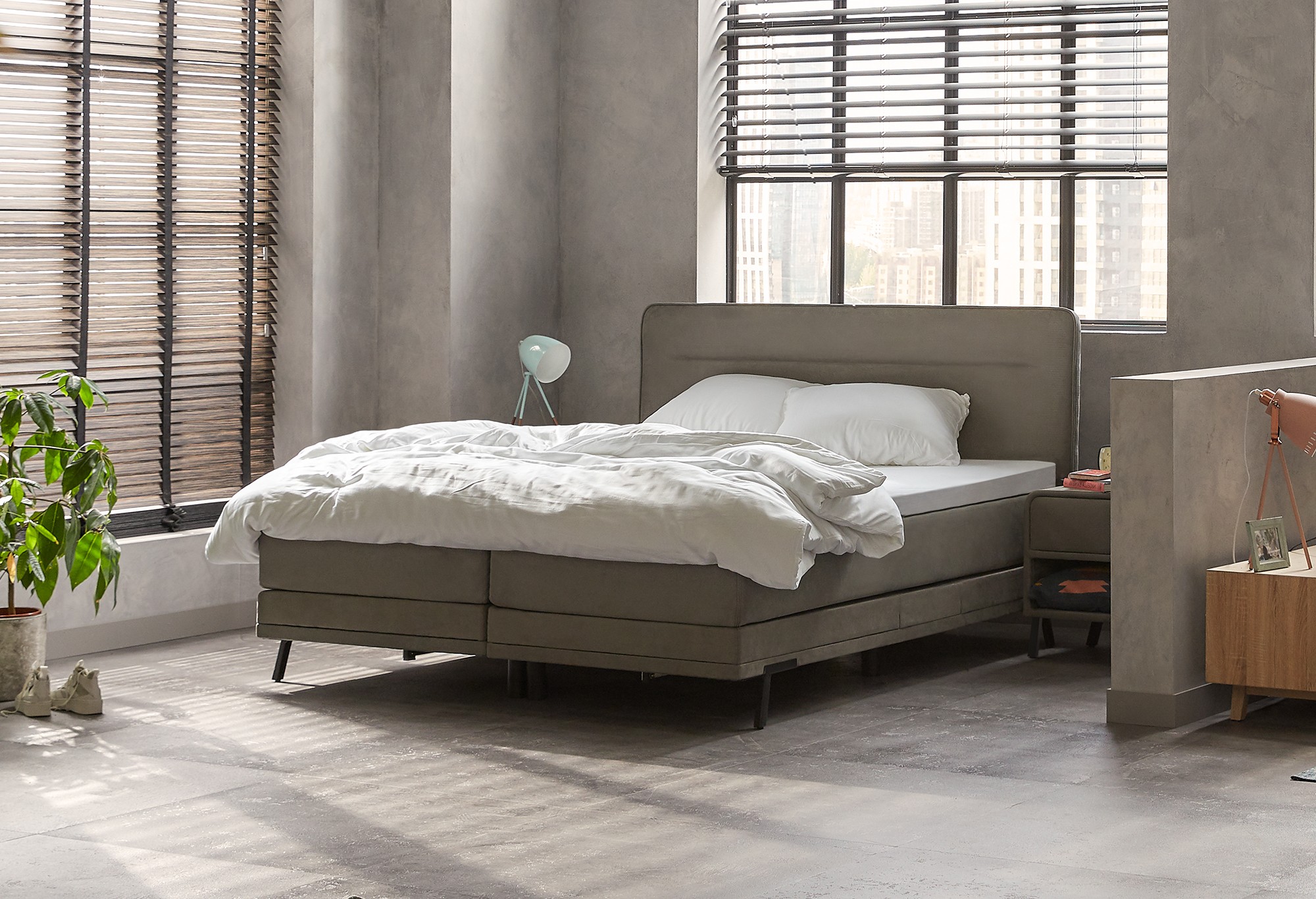 Boxspringbett Home 102  Sofort lieferbar  Swiss Sense